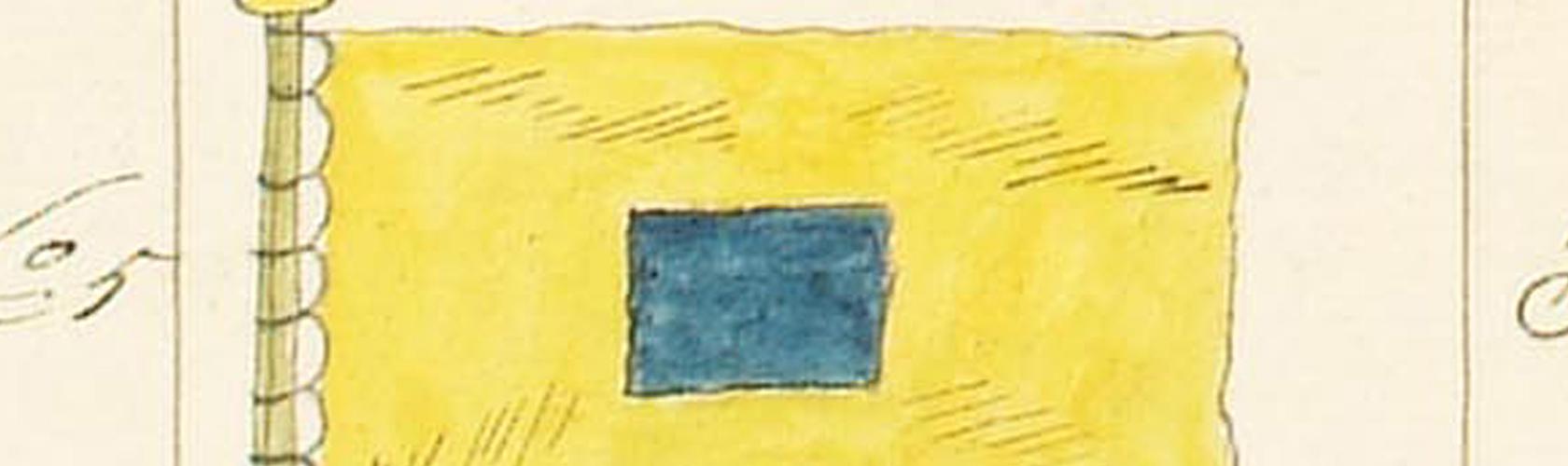 Waving flags for communication | Het Scheepvaartmuseum